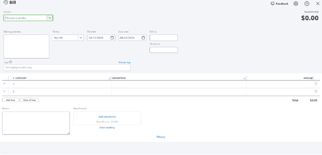 How to Enter Bills Into QuickBooks - businessnewsdaily.com